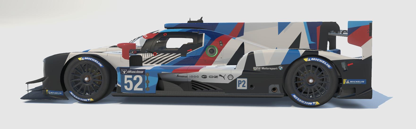 BMW V8 LMDh inspired LMP2 [STANDARD DECALS] by Rolf H. - Trading Paints