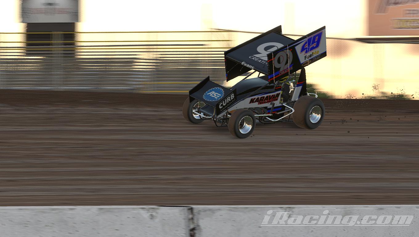 rob evans 9d creative sprint car by Griffin Taylor - Trading Paints