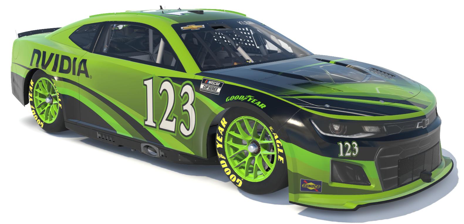 NASCAR Cup Series Next Gen Camaro - NVIDIA - Green & Black by Jacob ...