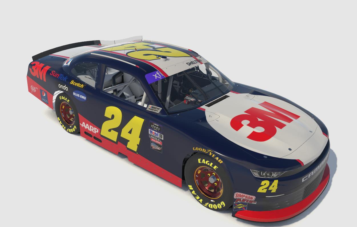 Chevrolet Camaro Class B 2019 jeff gordon 24 blue tga by Roger S ...