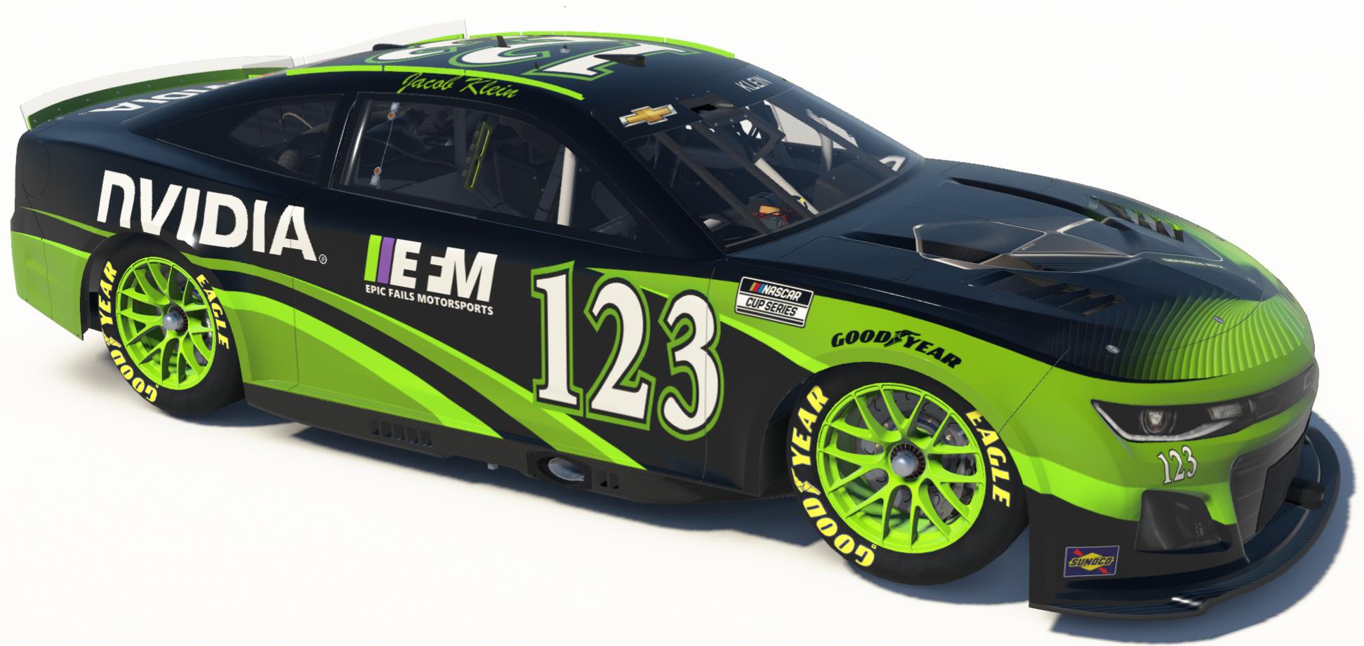 NASCAR Cup Series Next Gen Camaro - NVIDIA - Epic Fails Motorsports ...