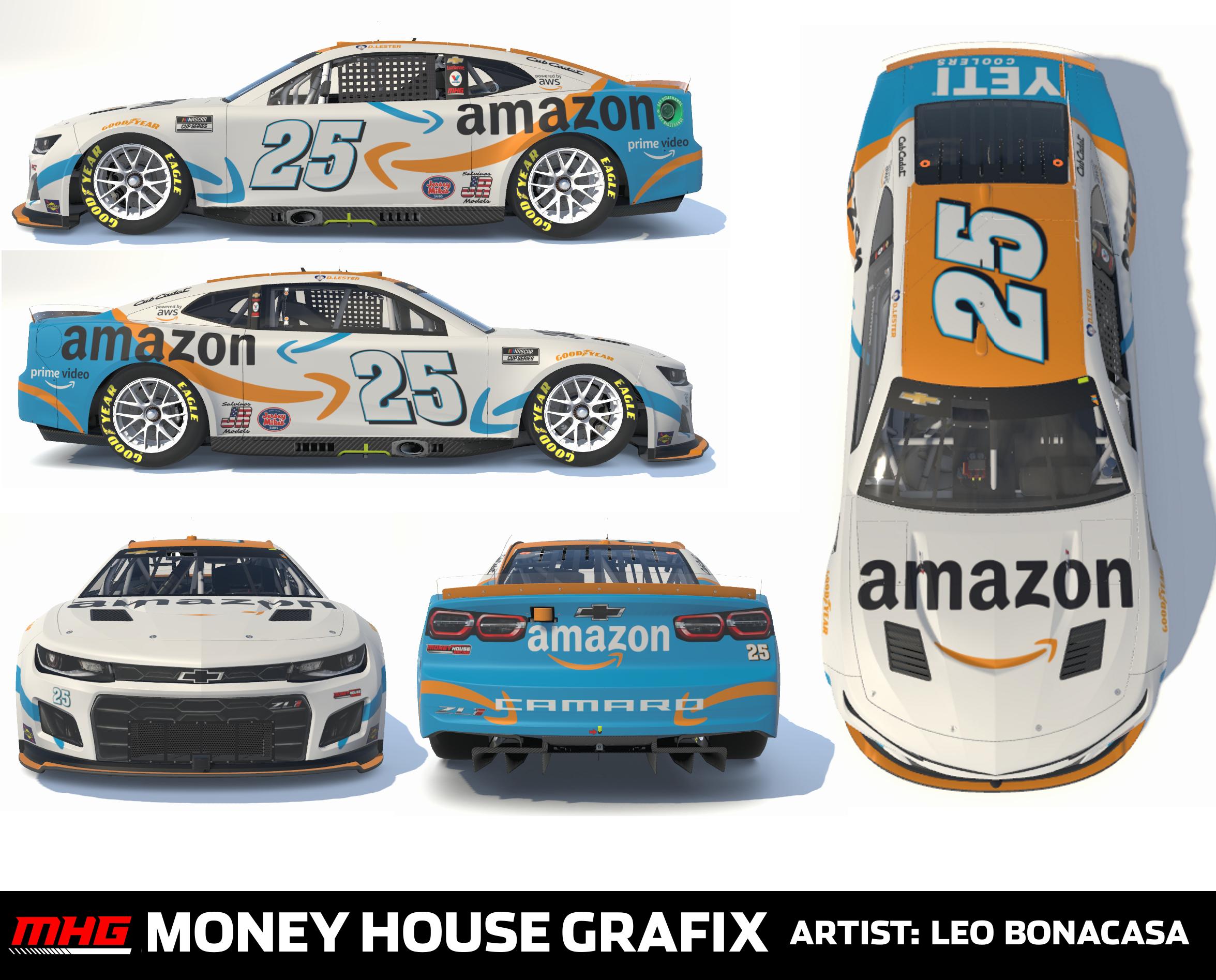 Damon Lester Amazon #25 Camaro ZL1 by Leo Bonacasa - Trading Paints
