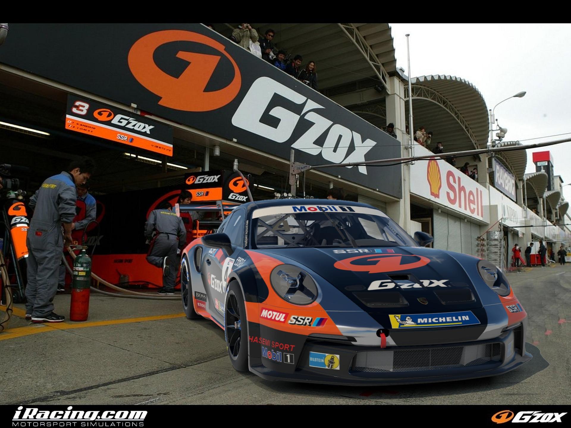 Porsche 992 Cup Gzox by Don Craig - Trading Paints