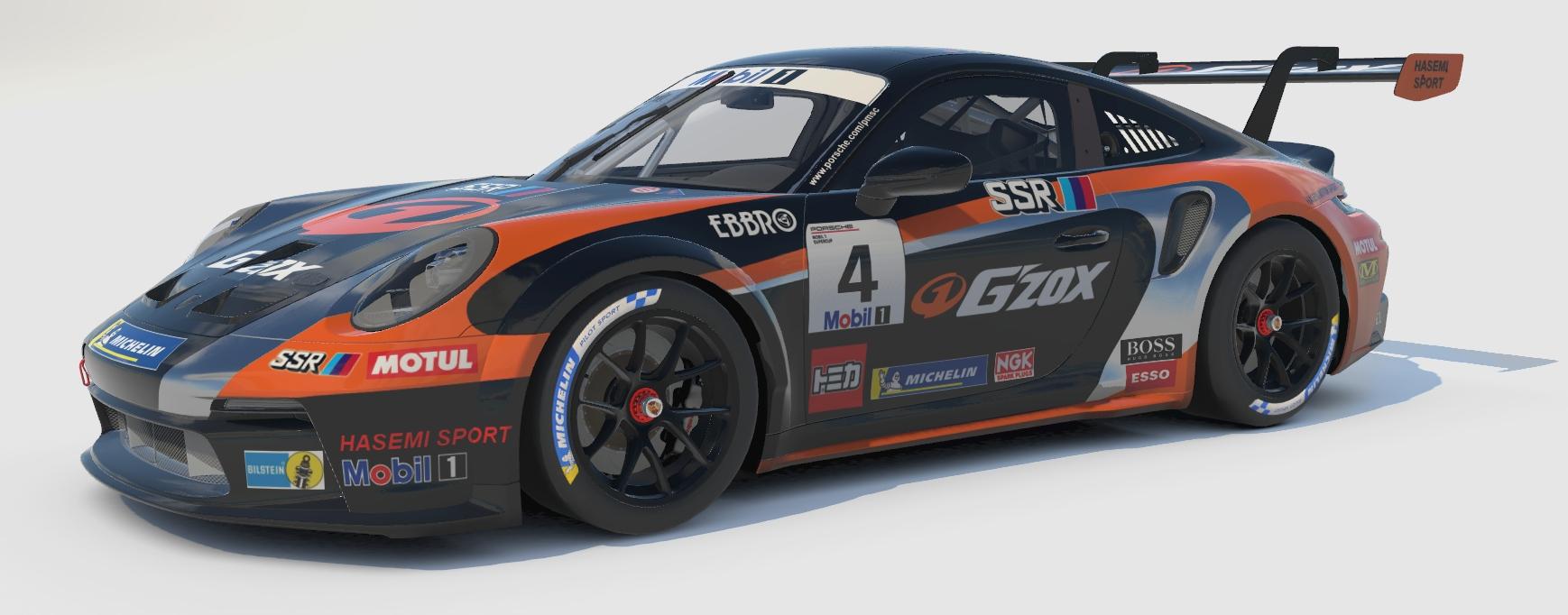 Porsche 992 Cup Gzox by Don Craig - Trading Paints