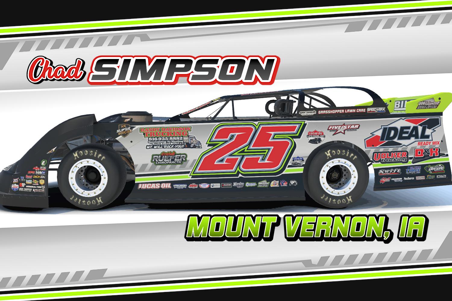 Chad Simpson, #25 by DJ Hores - Trading Paints