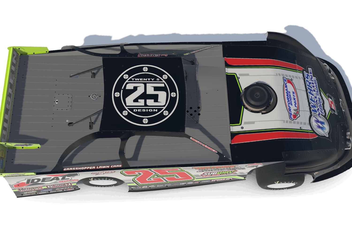 Chad Simpson, #25 by DJ Hores - Trading Paints
