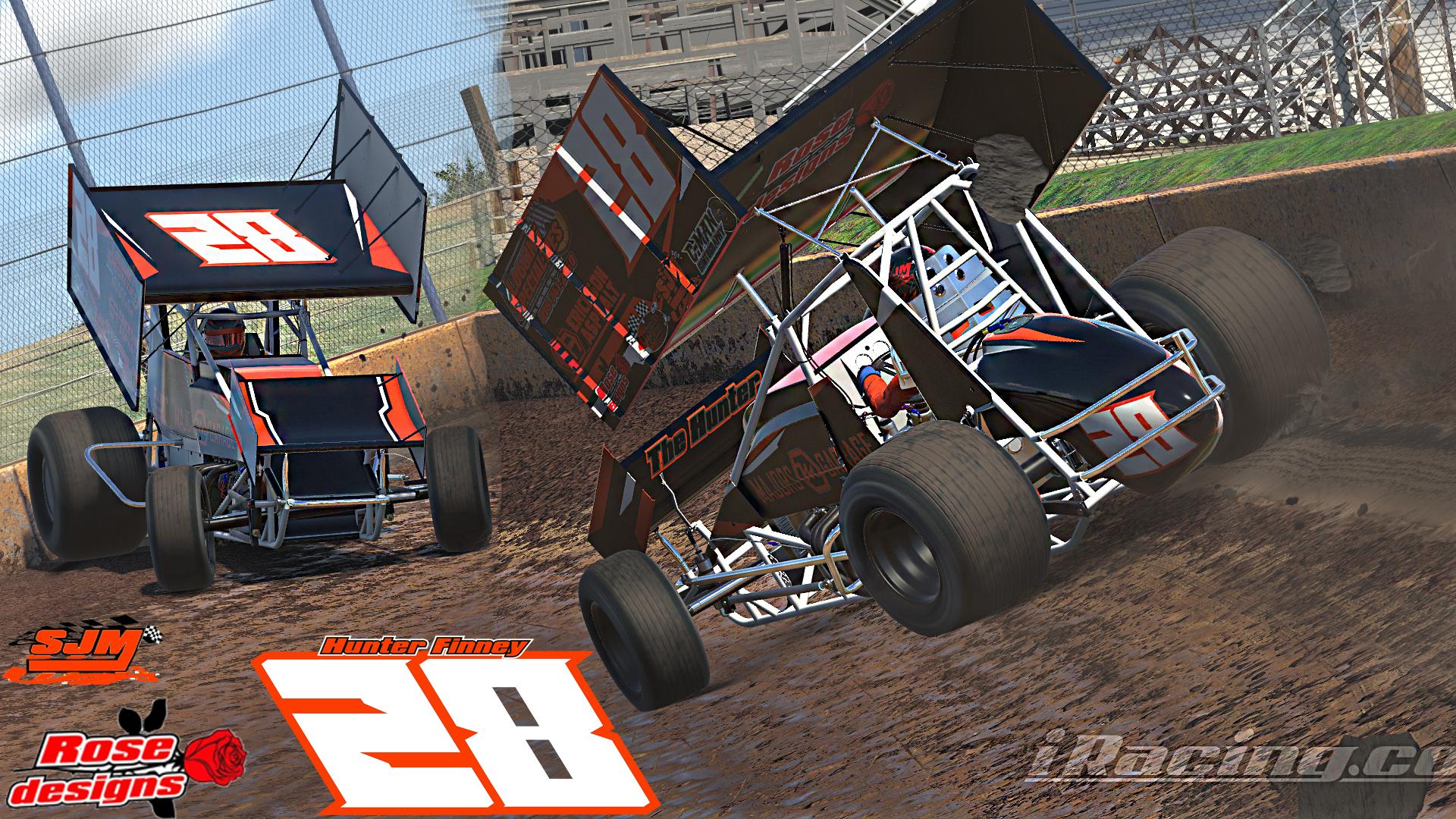 hunter finneys season4 sprint car by Mark R Rose - Trading Paints