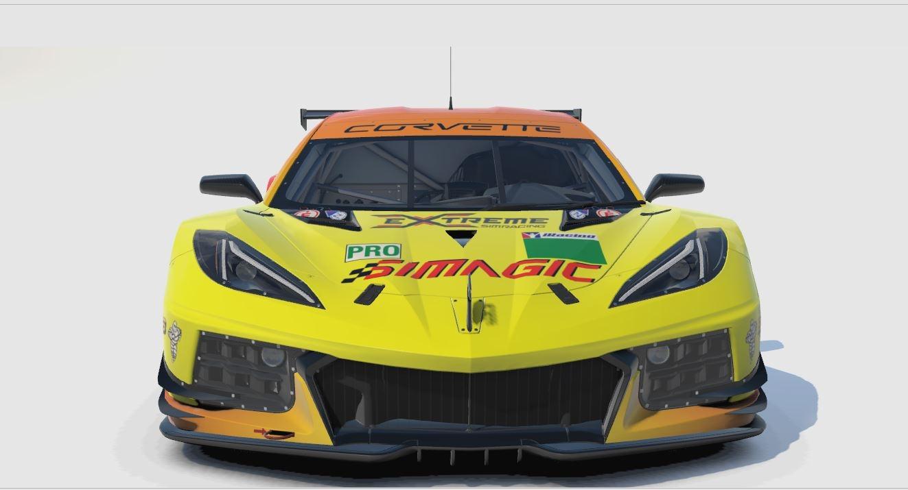 SIMAGIC Corvette C8.R GTE .... NO# by Bernie Mobbs - Trading Paints