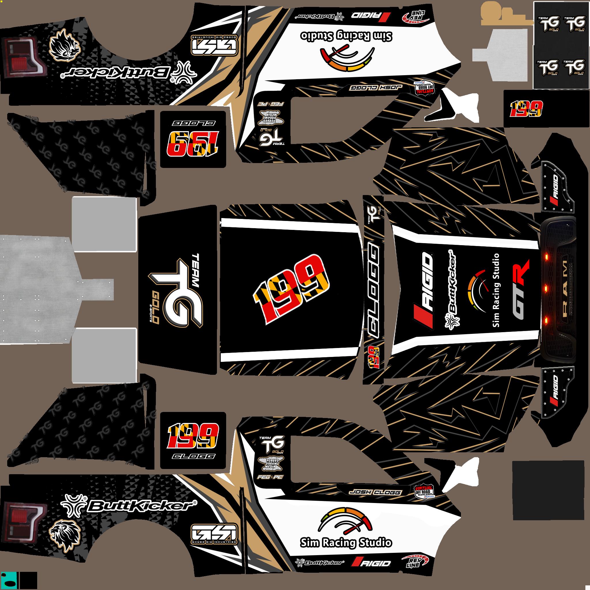 JOSH CLOGG TG PRO 4 by Shane Evans3 - Trading Paints