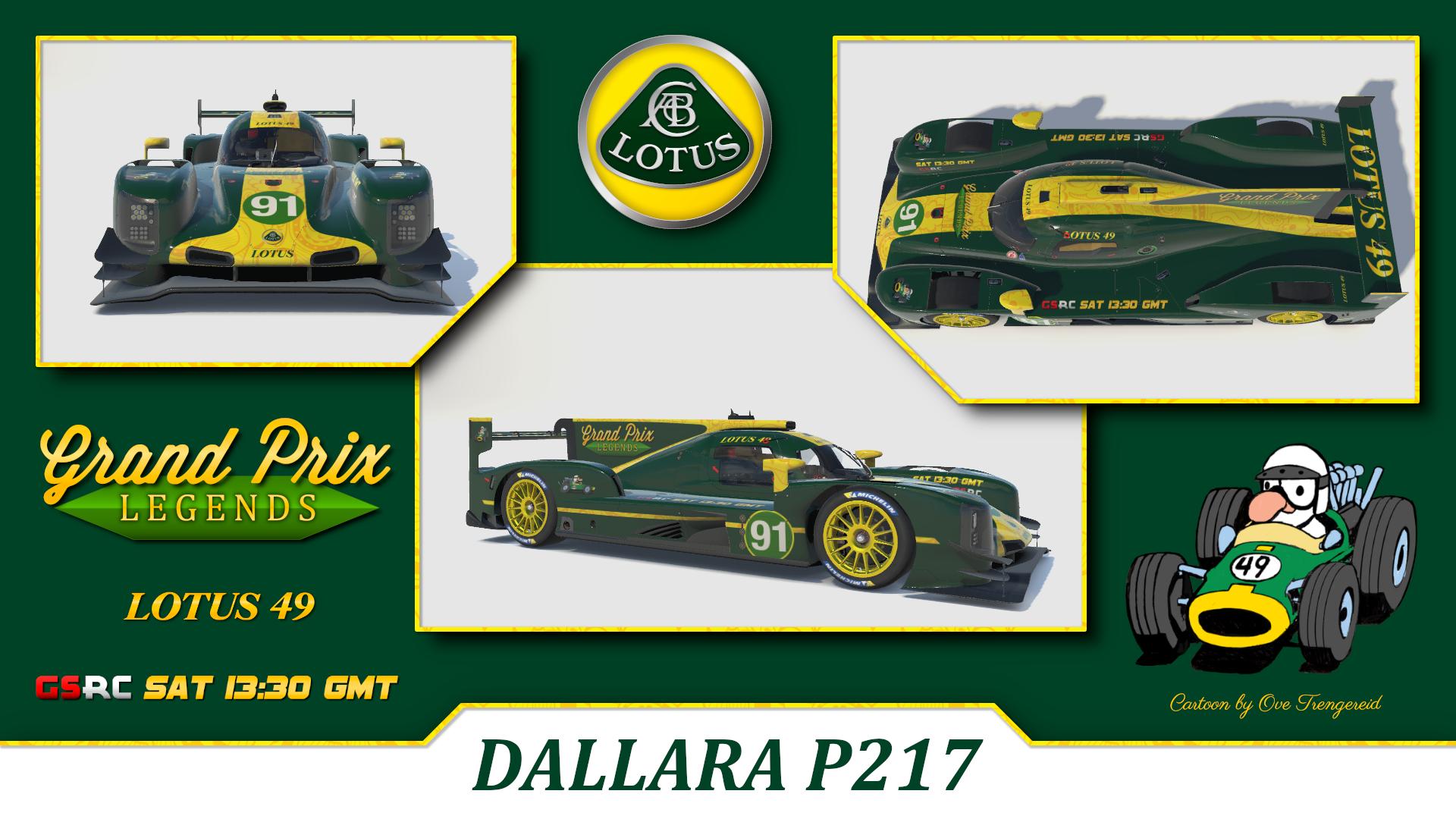 Grand Prix Legends | Dallara P217 by Yoeri Gijsen - Trading Paints
