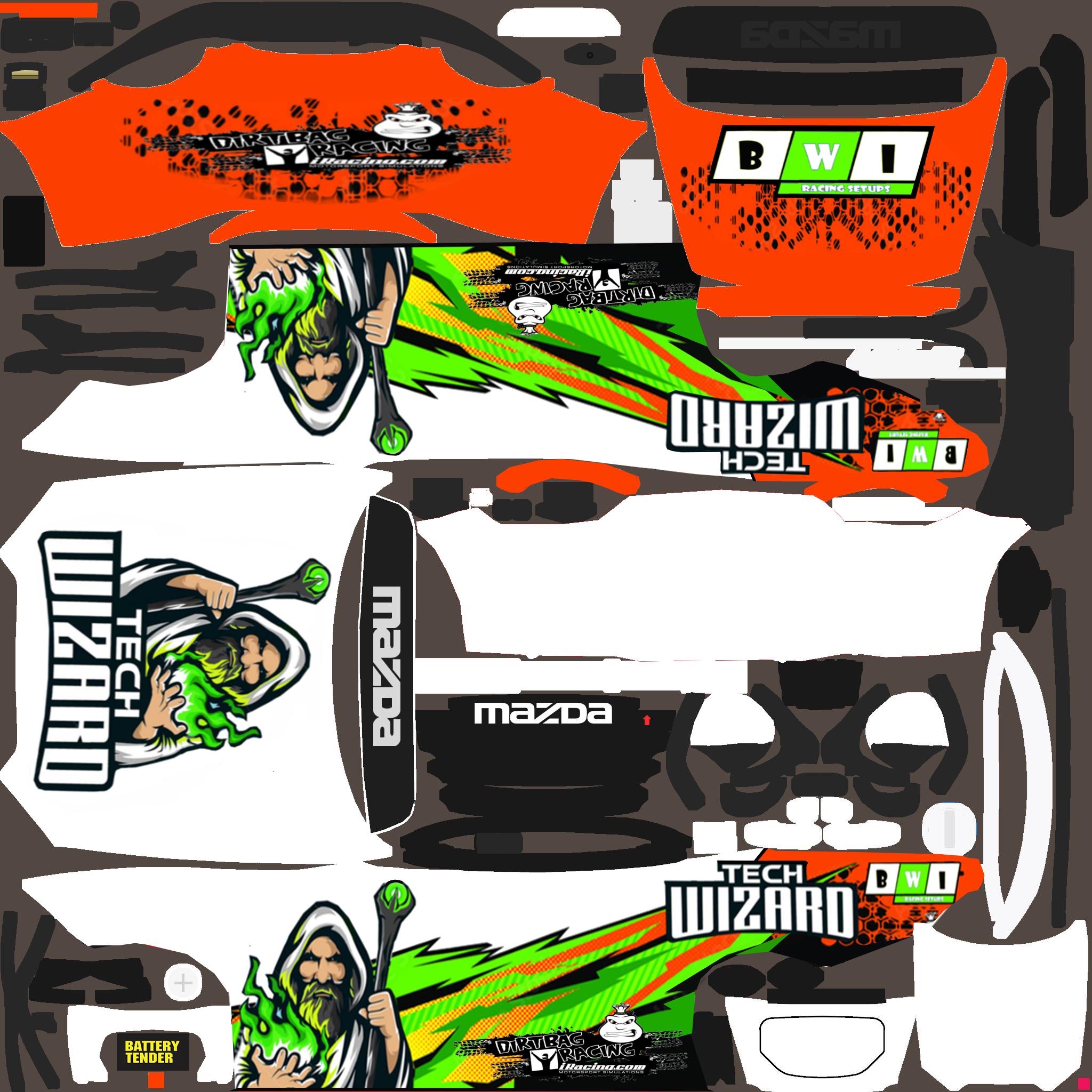 2022mazdamx5Techwizardwrap by Eric G Gann - Trading Paints