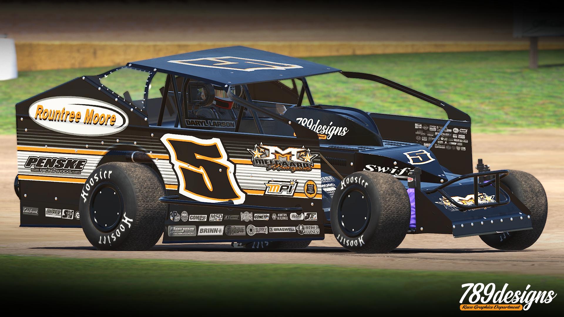 Daryl Larson Big Block Modified by Garrett Marshall - Trading Paints