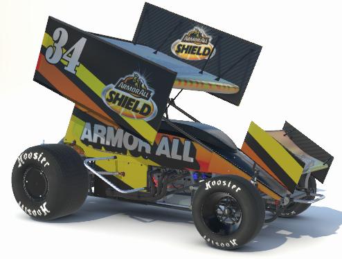 ARMOR All Sprint Car by B Jim Johnson - Trading Paints