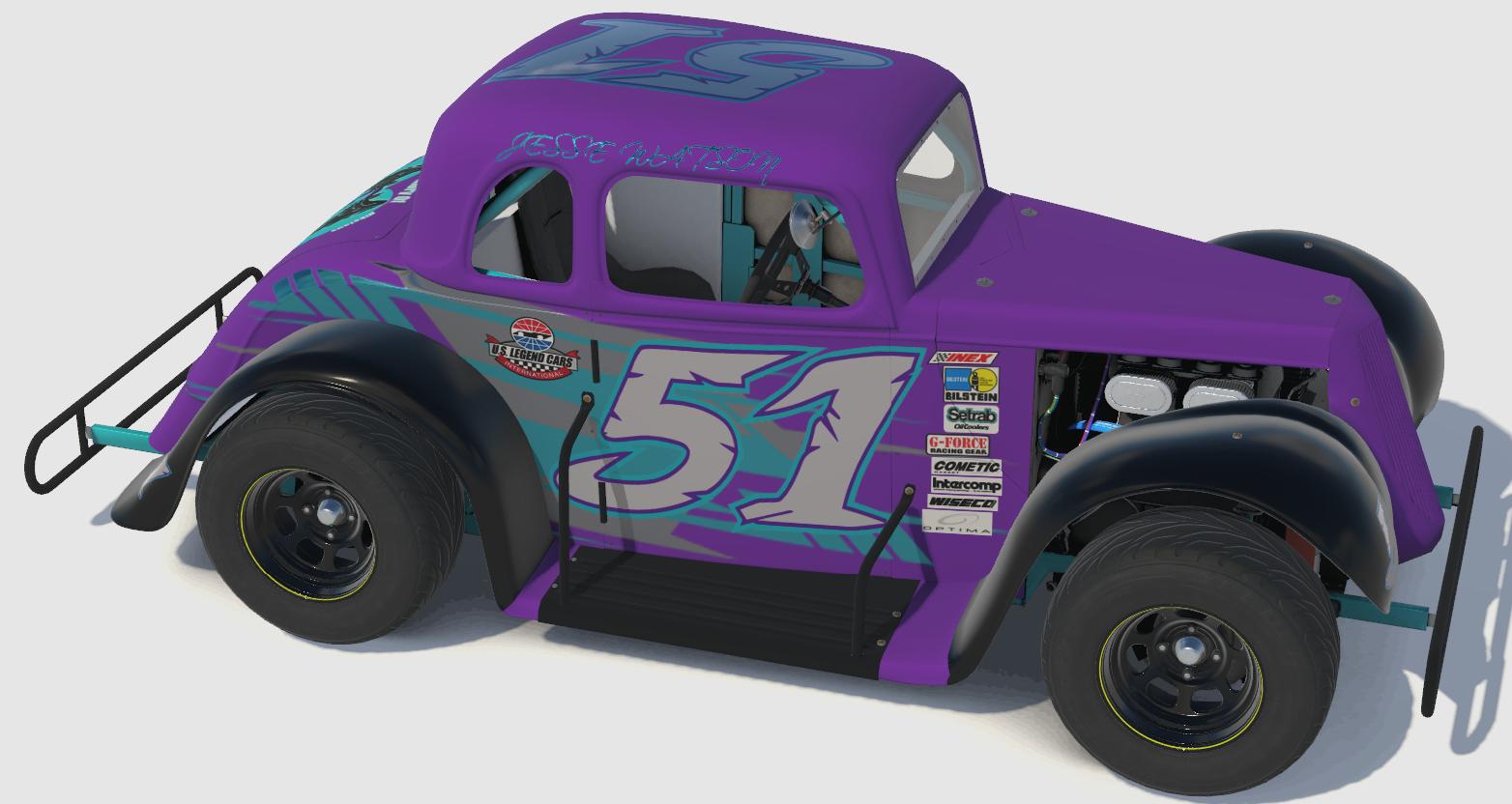 Jesse Watson Memorial #51 Edmond Jones by Eddie Jones Jr - Trading Paints