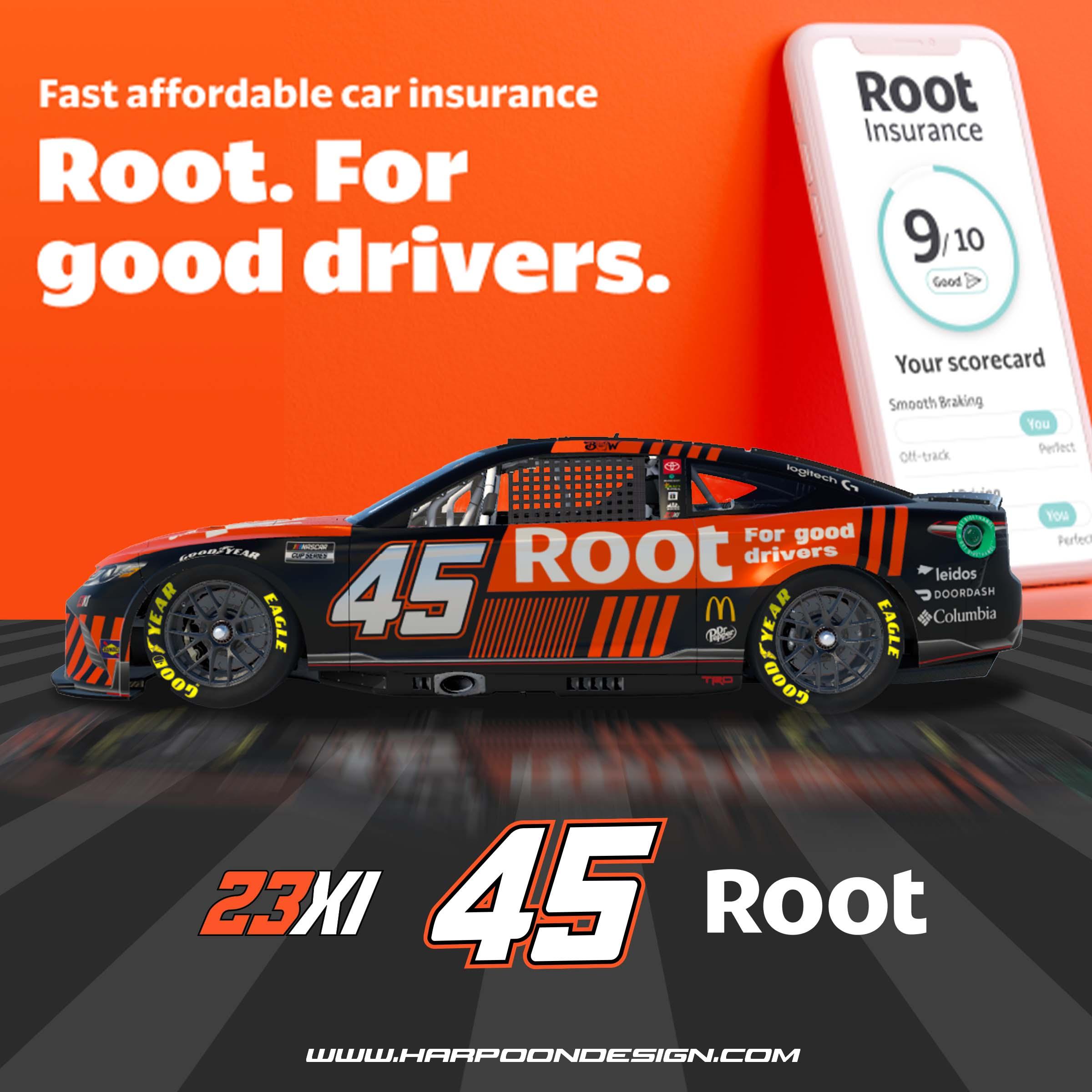 2022 Bubba Wallace Root Insurance Camry No Num by Brantley Roden ...