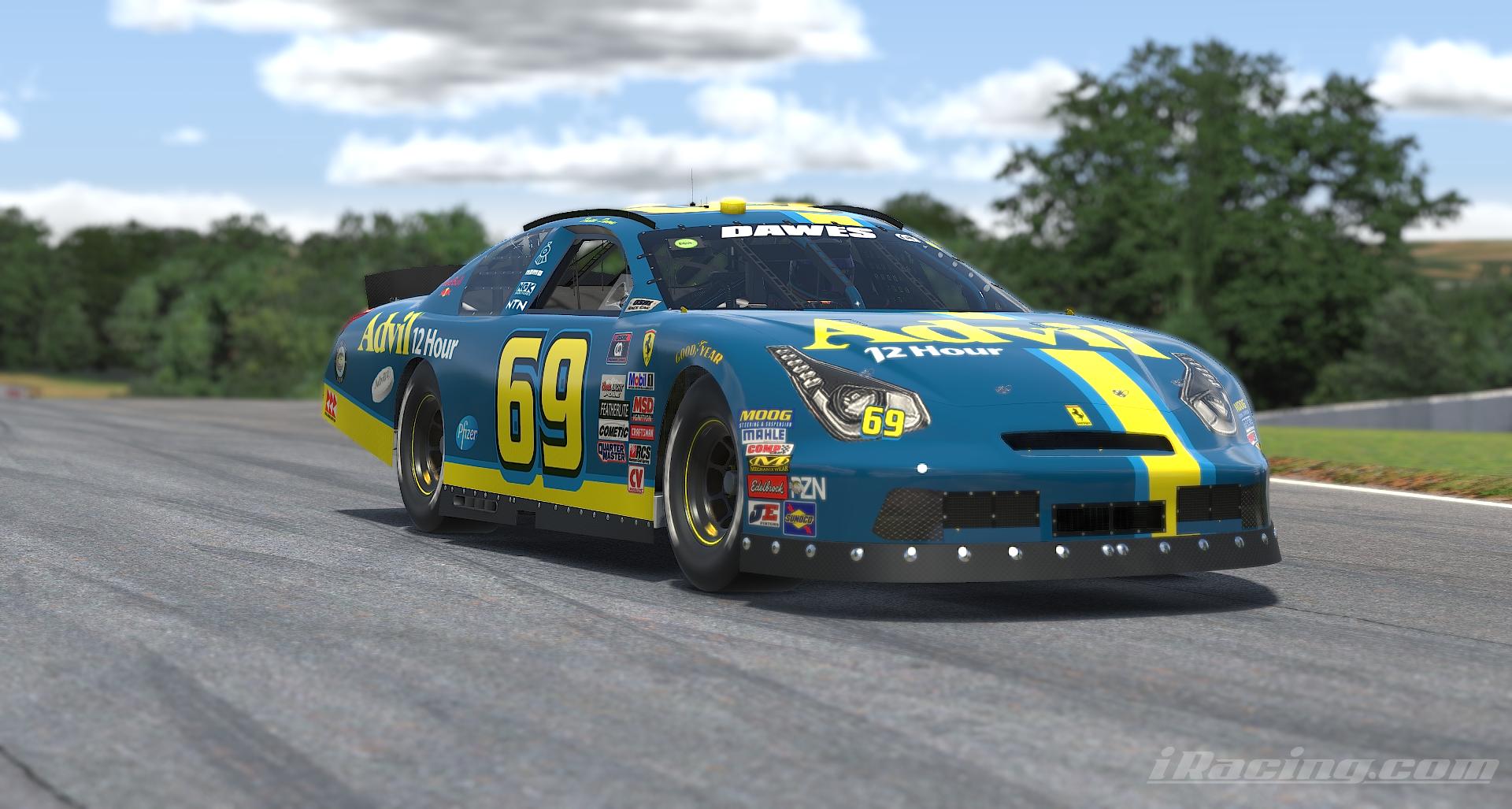 Advil 12h Ferrari 488 by Dustin William Owen Dawes - Trading Paints