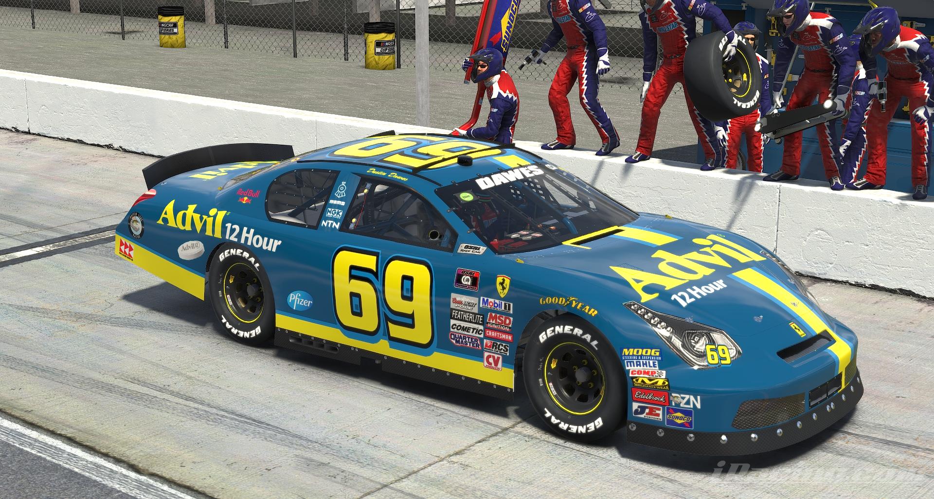 Advil 12h Ferrari 488 by Dustin William Owen Dawes - Trading Paints