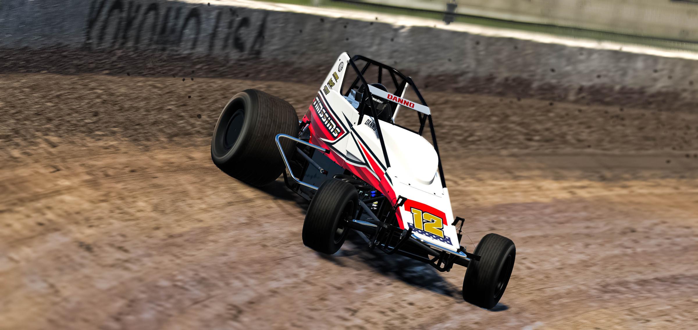 Dan Lindsey X Robert Ballou Indy Race Parts Esports Non-Wing Sprint Car ...