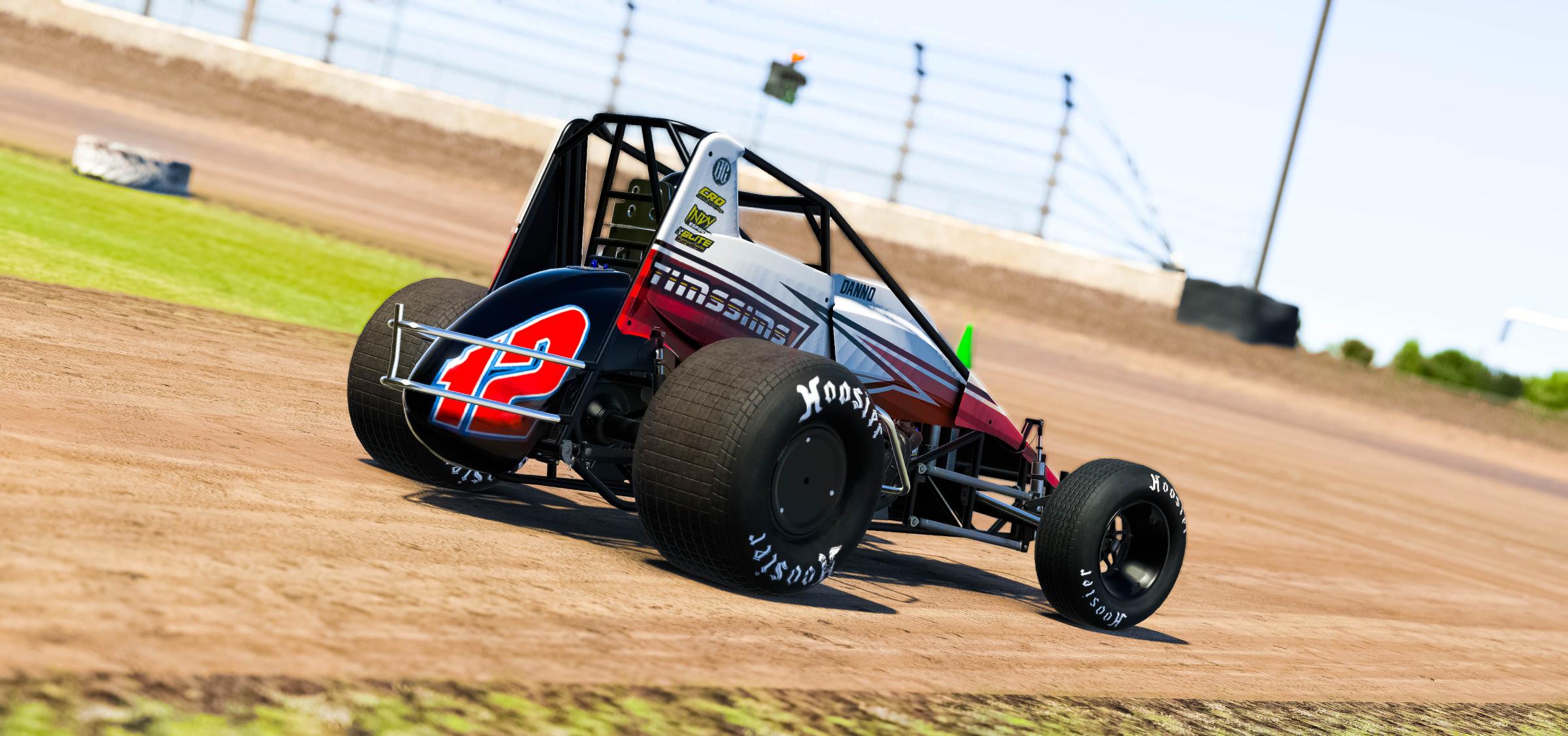 Dan Lindsey X Robert Ballou Indy Race Parts Esports Non-Wing Sprint Car ...