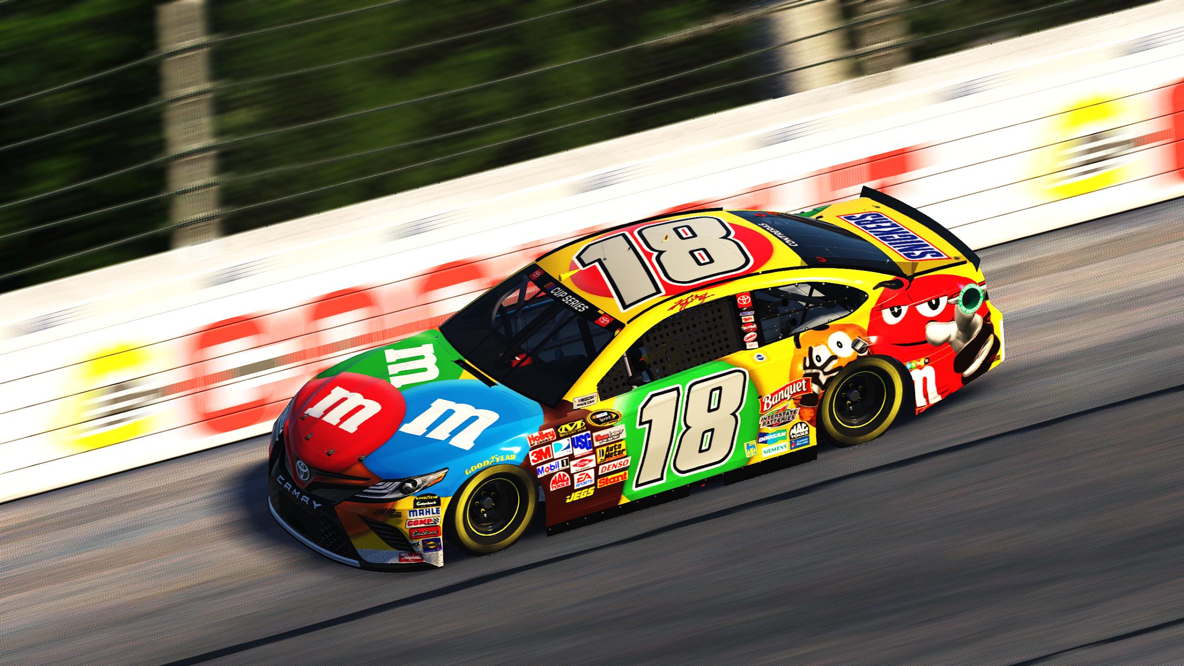 Kyle Busch 2008 M&Ms Camry (Numbered) Updated by Aledam Contreras ...