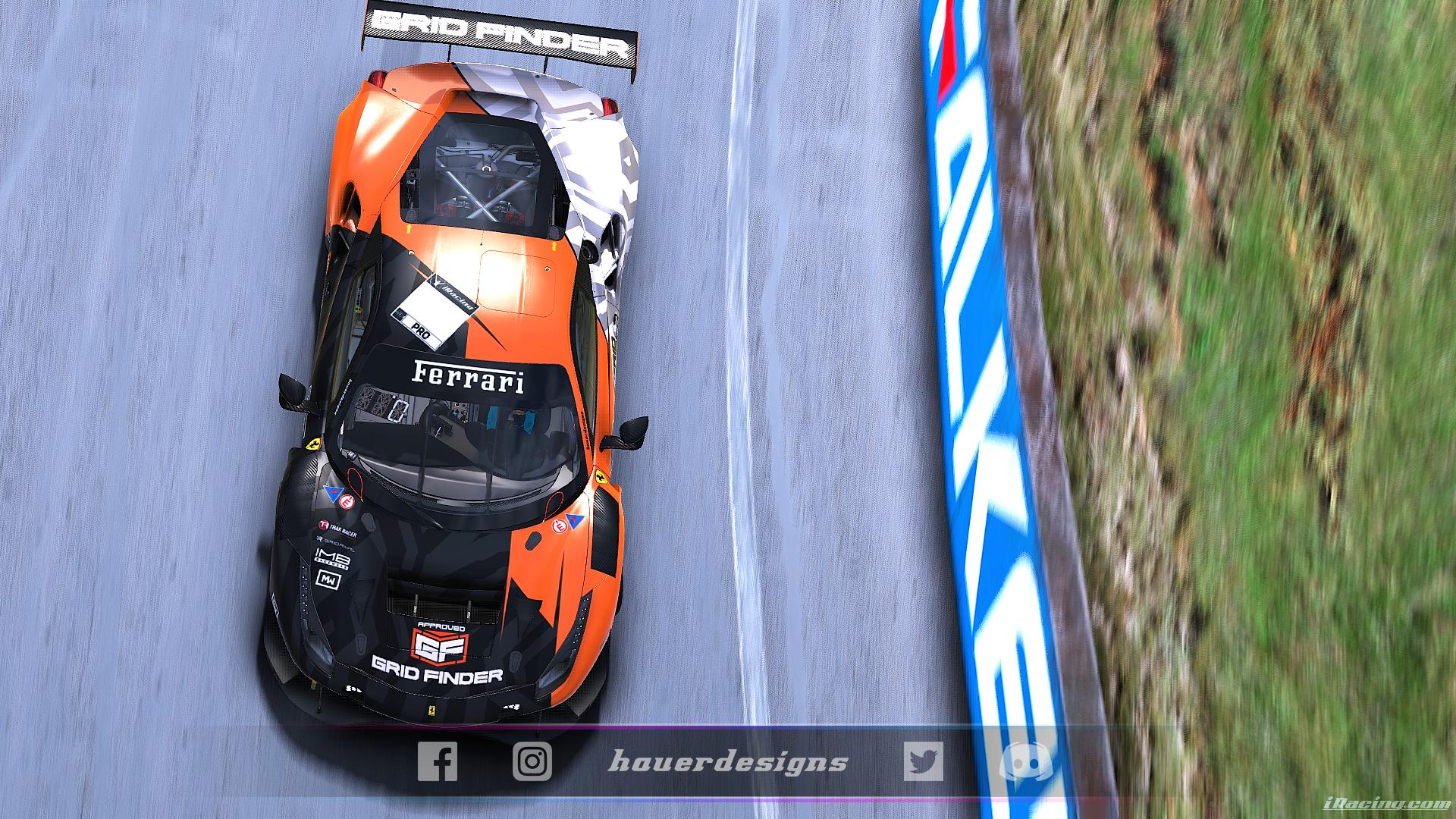 Grid Finder Racing - Ferrari GT3 Evo by Tom Bunten - Trading Paints