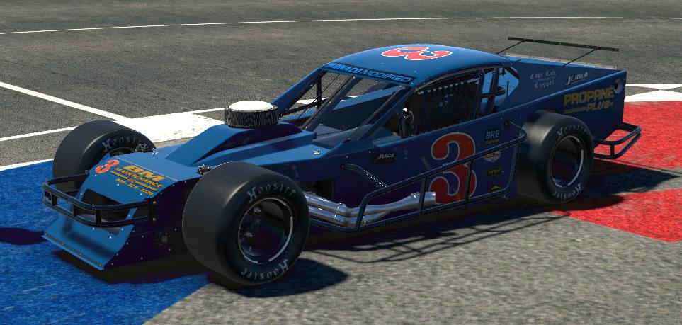 Ole Blue Monaco Modified Tri Track by David K. - Trading Paints