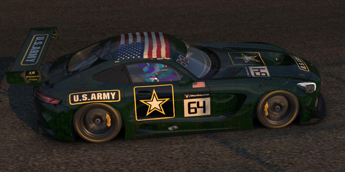 US Army Mercedes AMG GT3 by Allen M. - Trading Paints