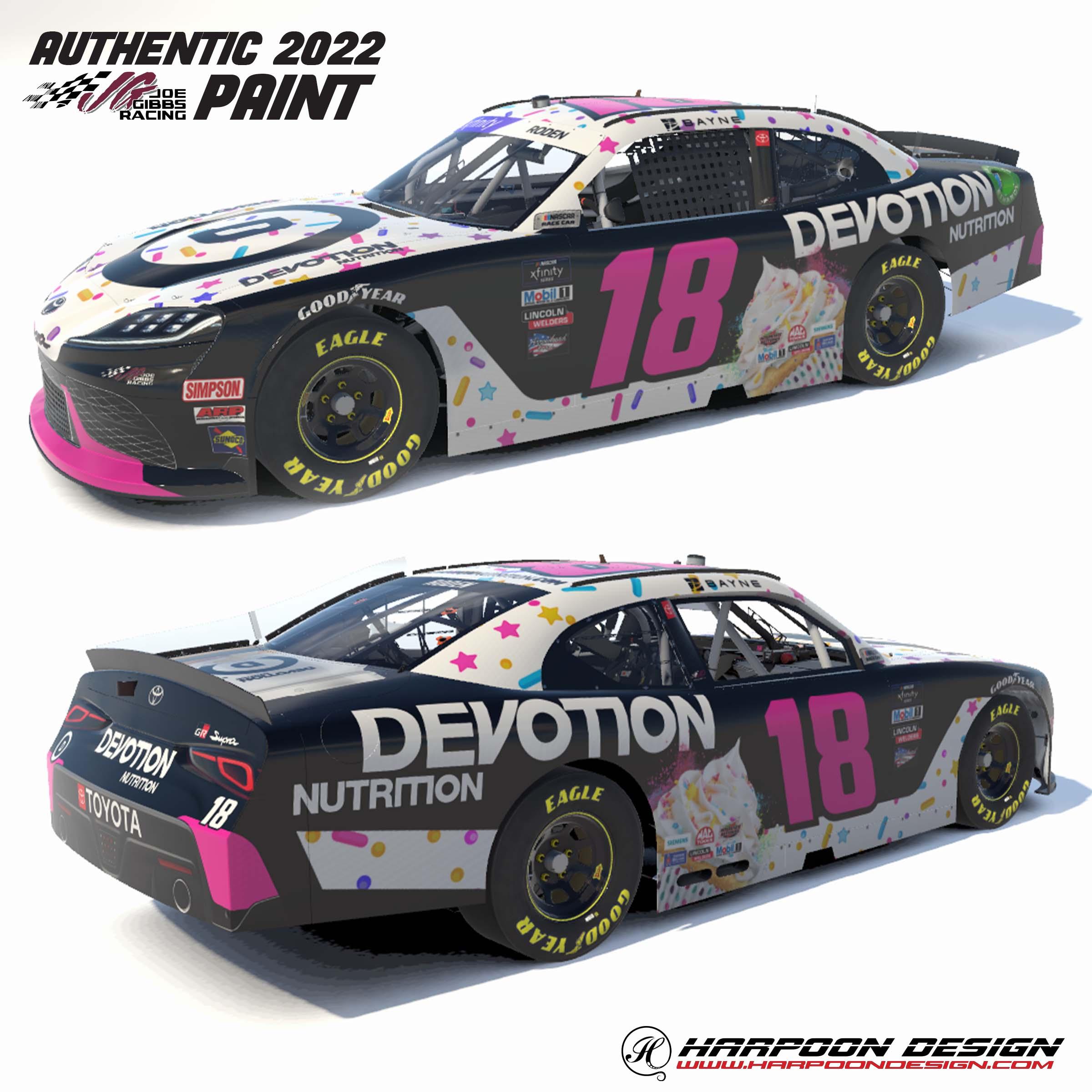 2022 Trevor Bayne Devotion Birthday Supra by Brantley Roden - Trading ...