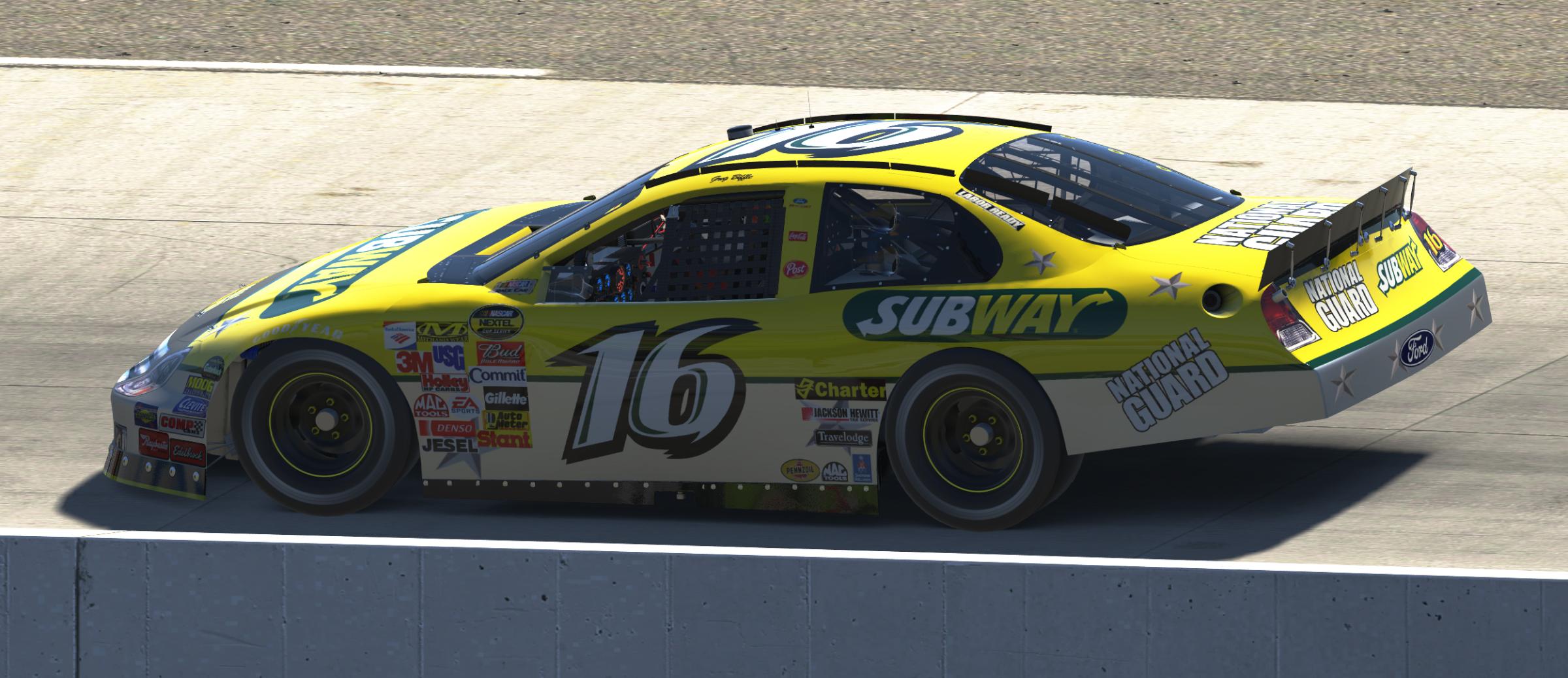 Greg Biffle Subway 2006 Ford Fusion by Nicholas Doucette - Trading Paints