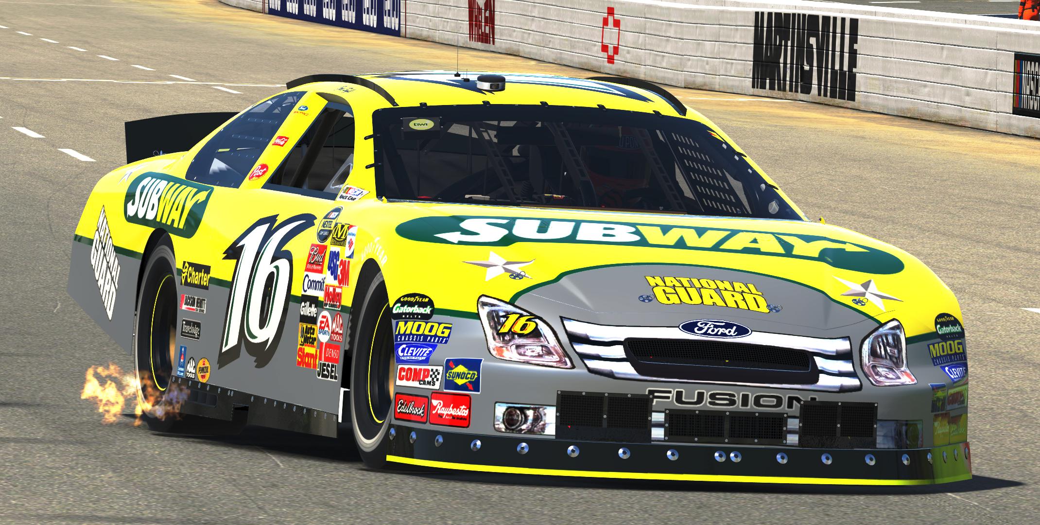 Greg Biffle Subway 2006 Ford Fusion by Nicholas Doucette - Trading Paints