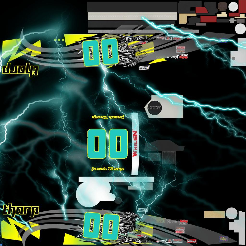 Lion Lightning Storm by Jacob Tharp - Trading Paints