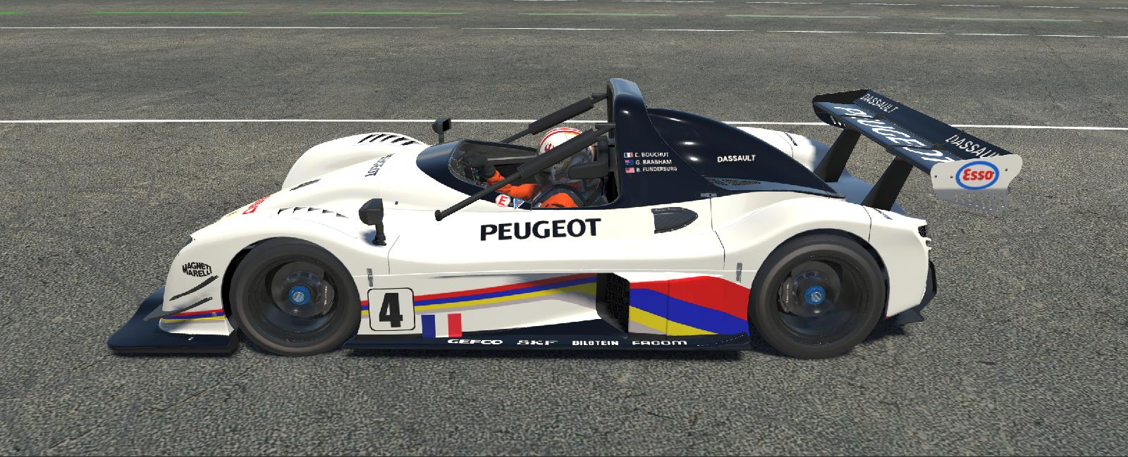 Peugeot SR10 by Bruce Funderburg - Trading Paints