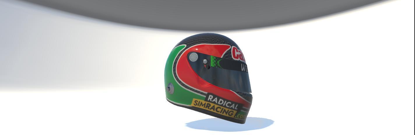 Williams Castrol Helmet by Kimber Jansen - Trading Paints