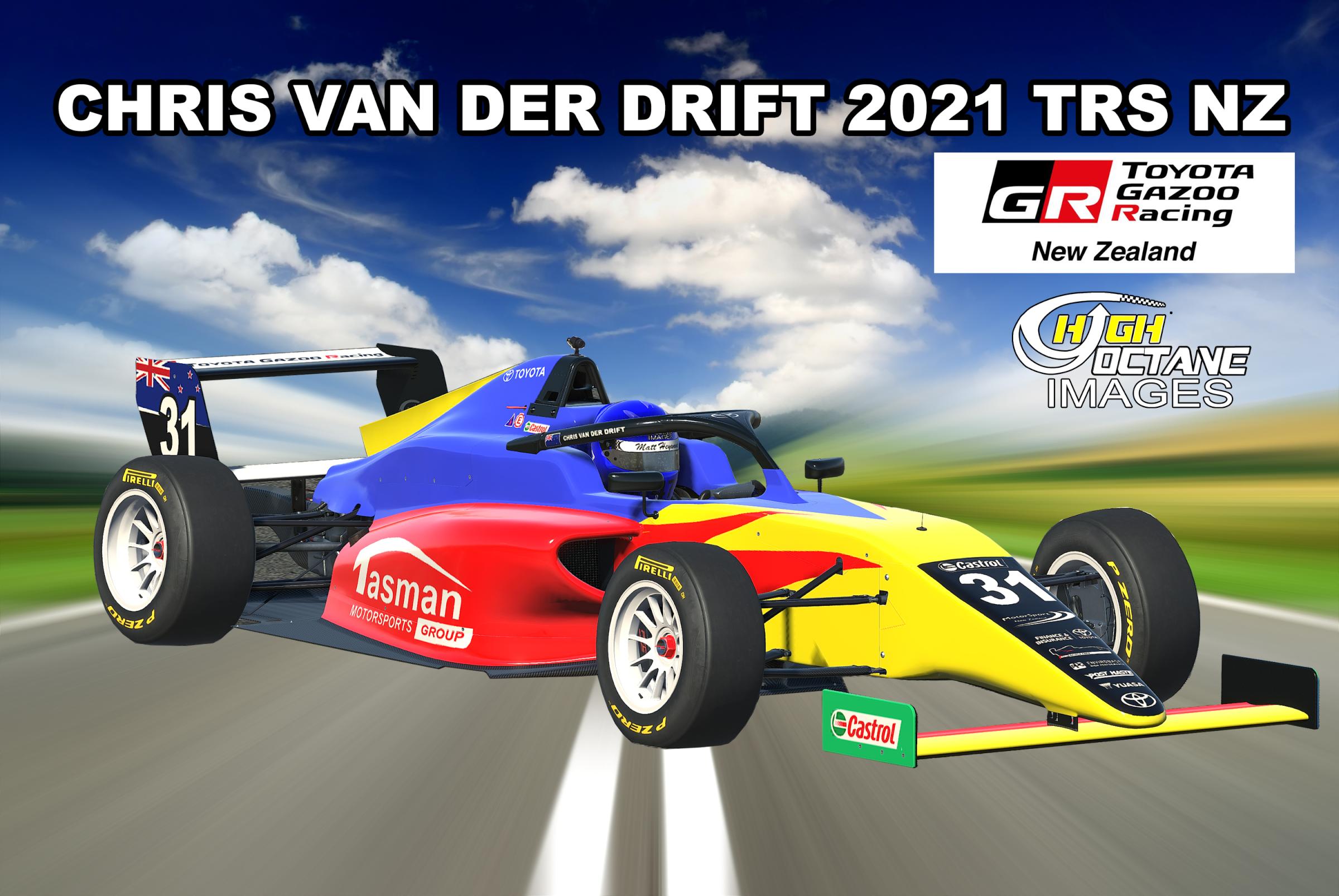 Chris Van Der Drift 2021 Toyota Racing Series by Matt Heywood - Trading ...