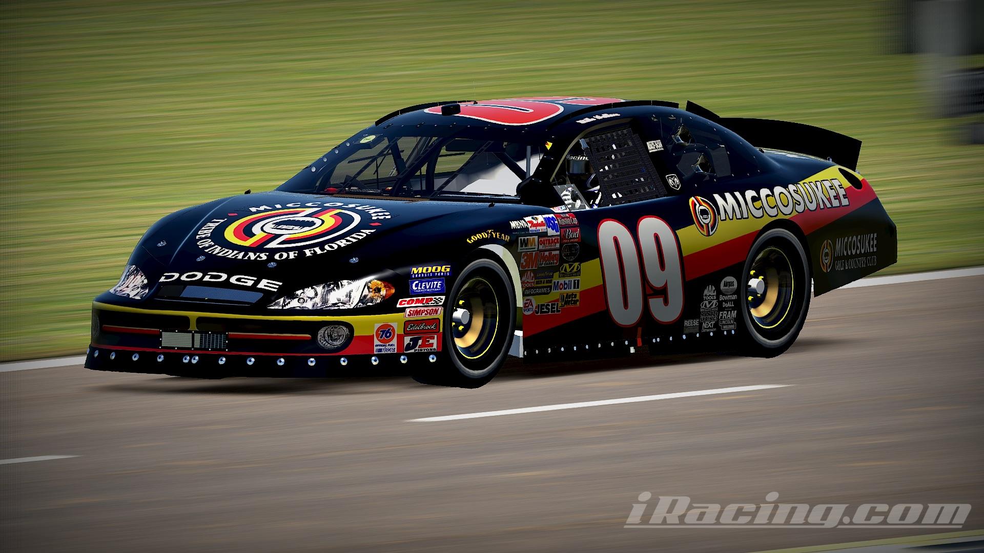 #09 Mike Wallace 2003 Miccosukee Black Dodge Intrepid by Christian Budd ...