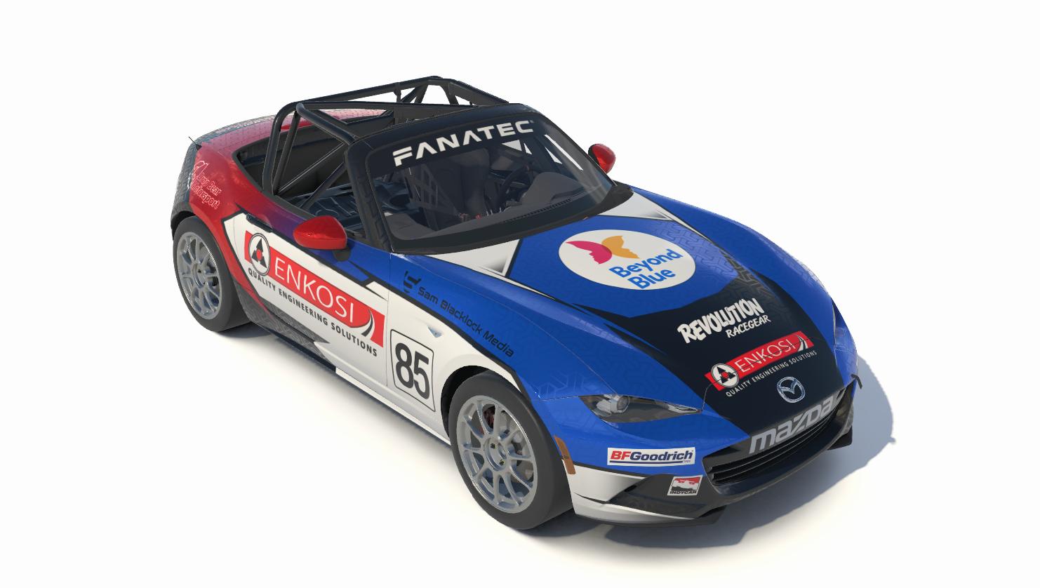 DBM x Beyond Blue MX-5 by Daniel Yeaman - Trading Paints