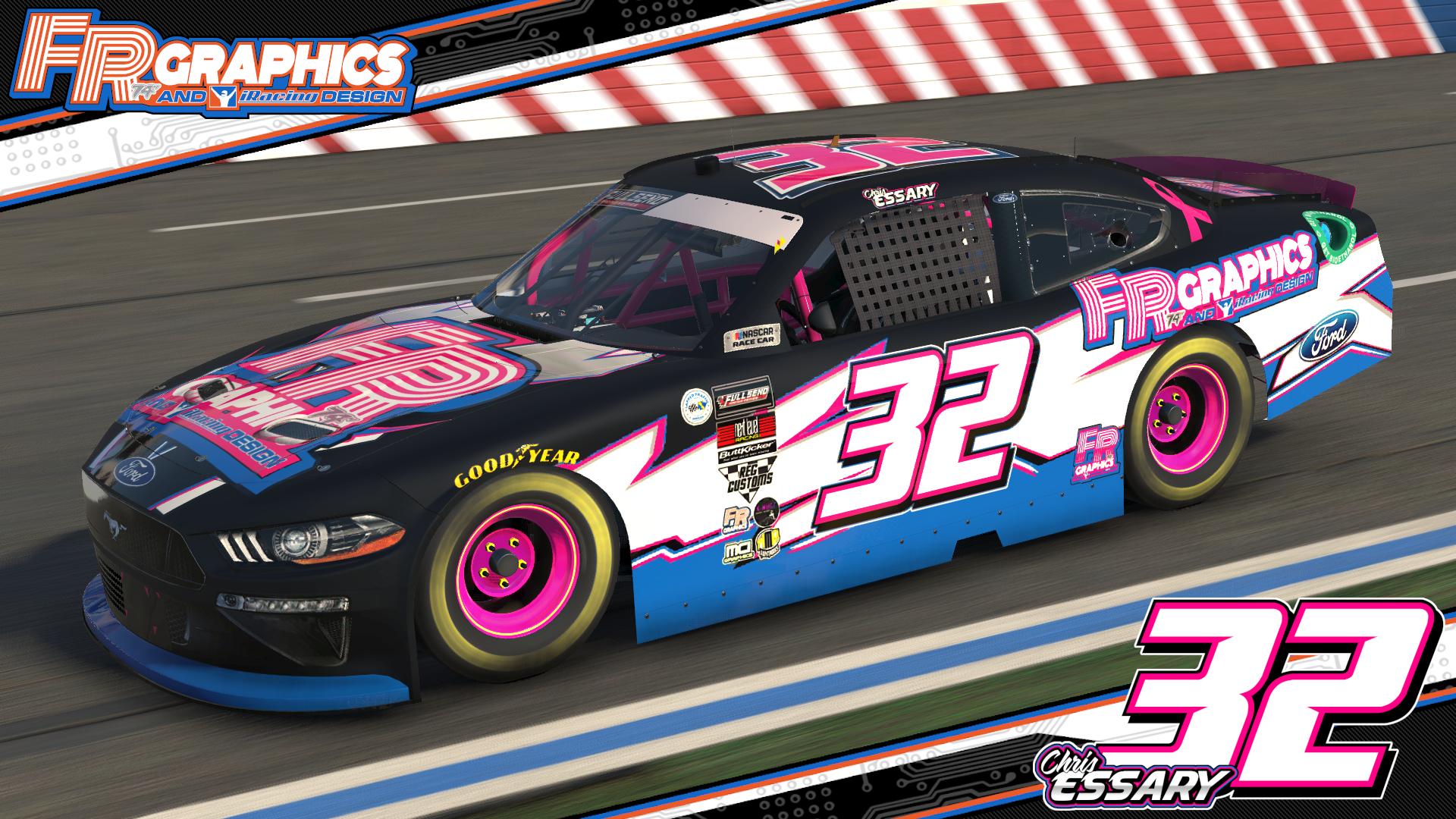 Chris Essary 2022 Breast Cancer Awareness FSRS NASCAR Xfinity Ford ...
