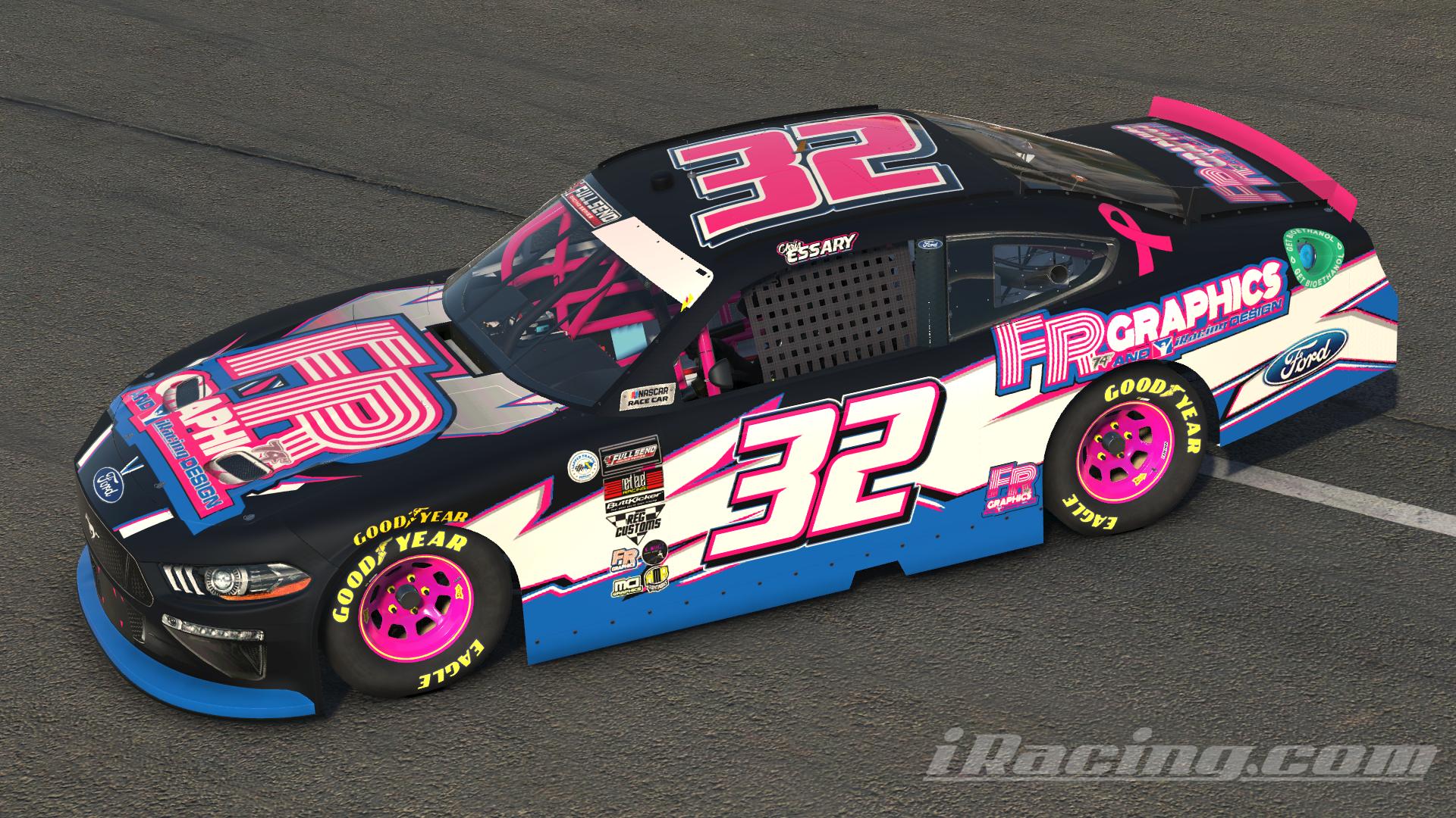 Chris Essary 2022 Breast Cancer Awareness FSRS NASCAR Xfinity Ford ...