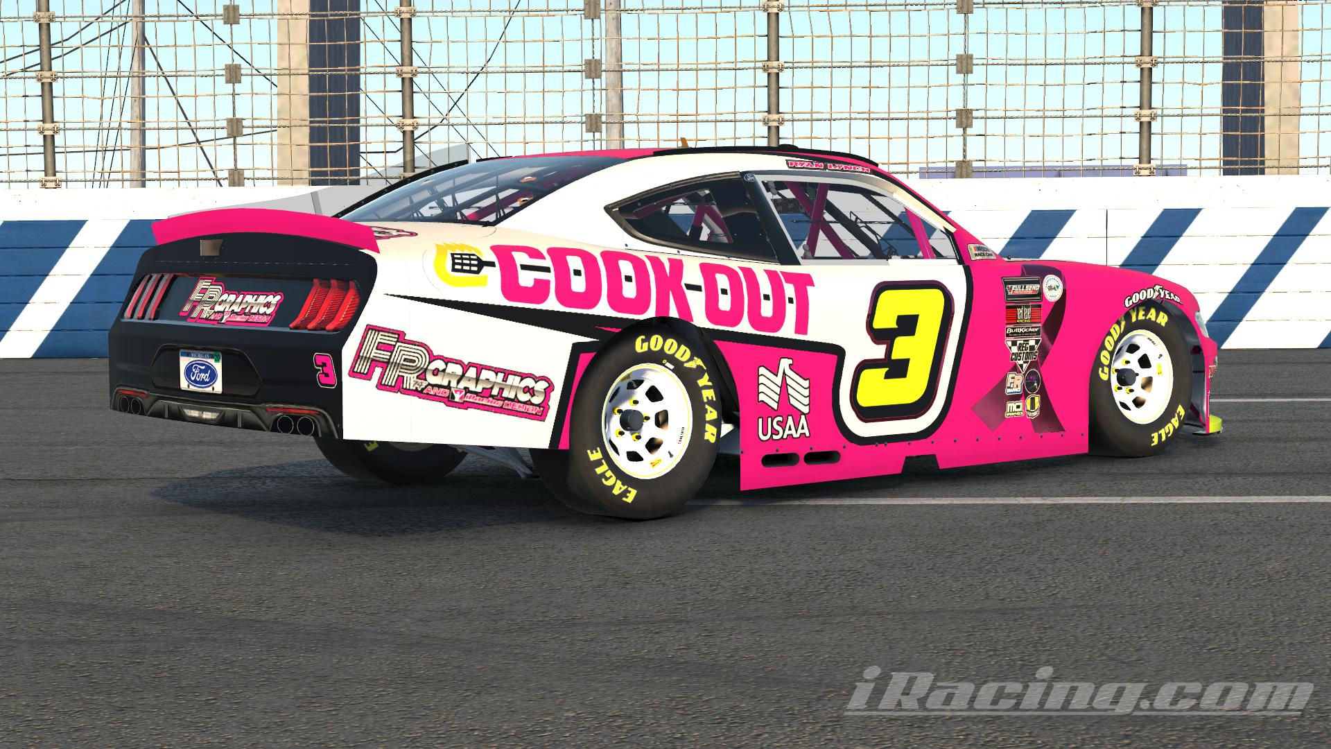 Ryan Lynch 2022 Breast Cancer Awareness Xfinity Ford Mustang FSRS by ...