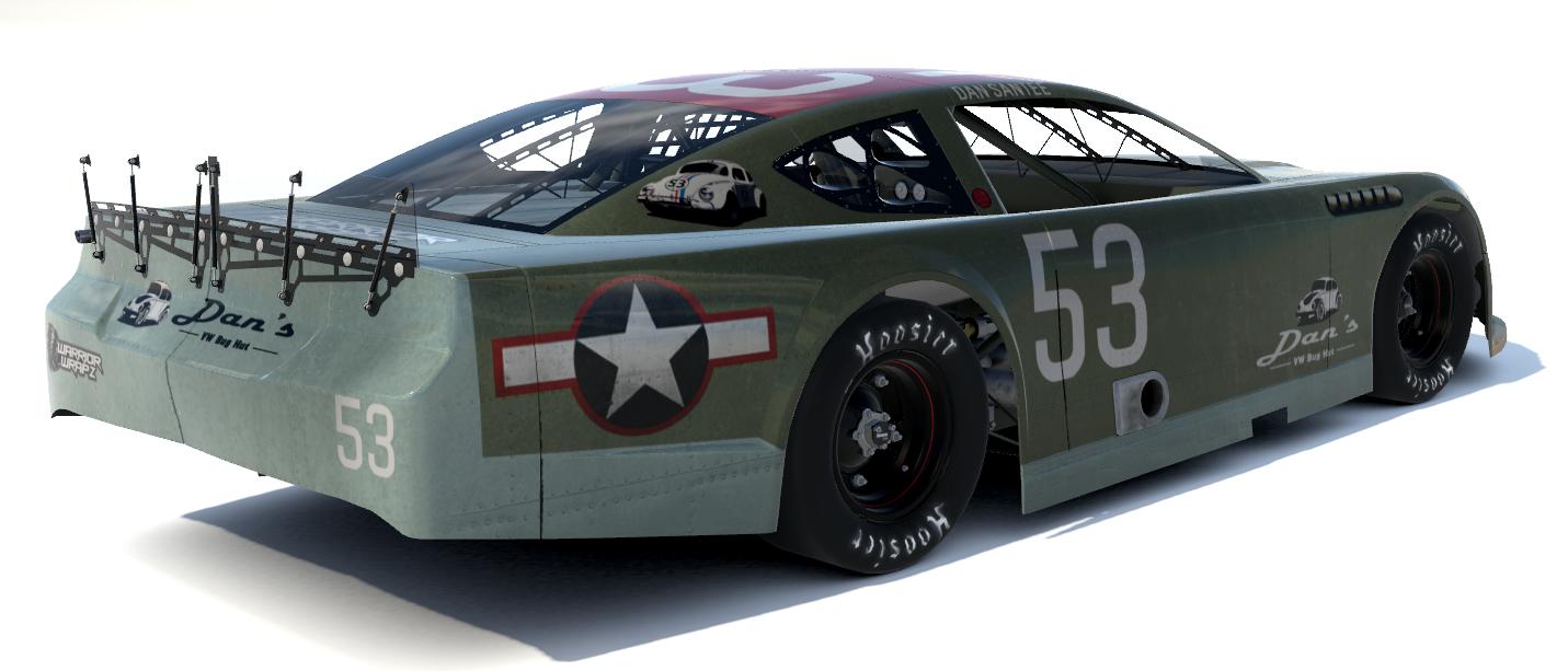 Dan Santee #53 - Super Late Model - Dans VW Bug Hut by Kenny Mitchell ...