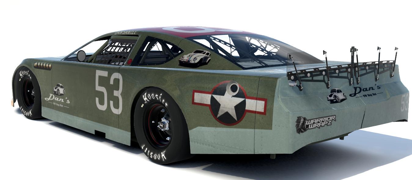 Dan Santee #53 - Super Late Model - Dans VW Bug Hut by Kenny Mitchell ...