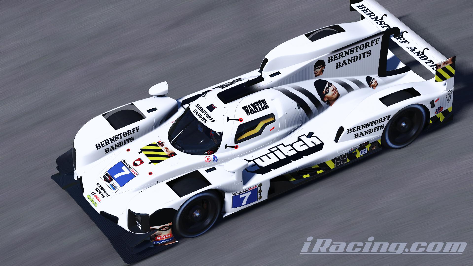 Bernstorff Bandits (IMSA) - Dallara LMP2 by Issam Er-Rabhi - Trading Paints