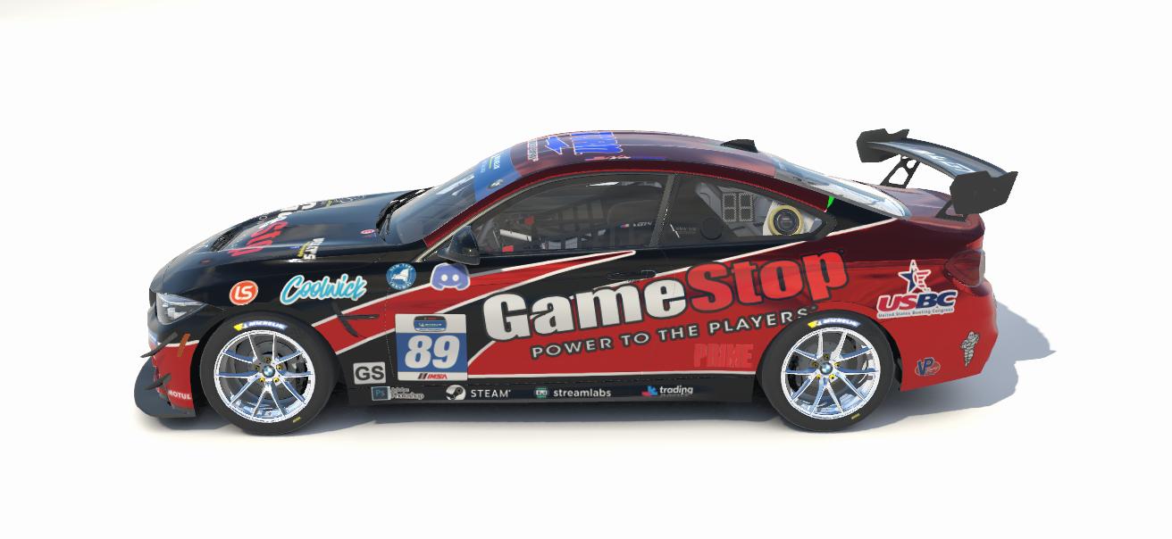 #89 GameStop Red Primary GT4 by Wesley Strait - Trading Paints