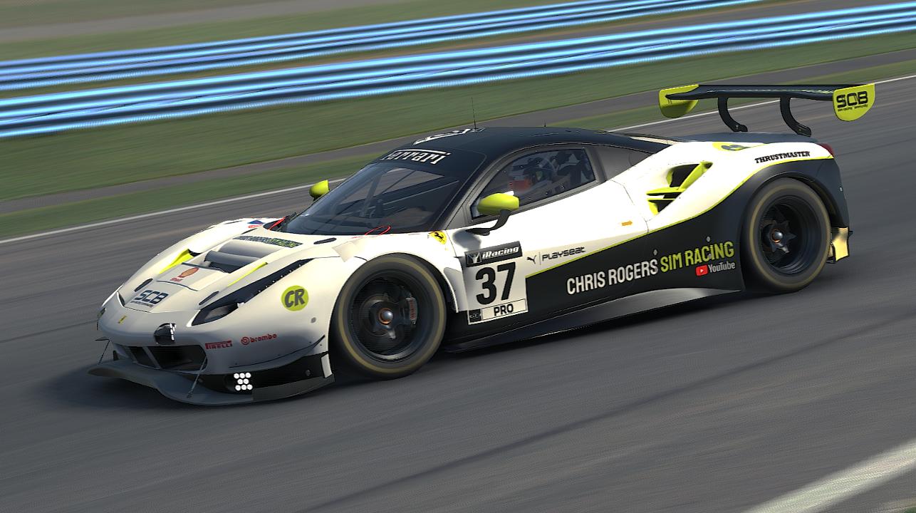 Chris Rogers Sim Racing Ferrari GT3 EVO 2020 by Ben R Harrison ...