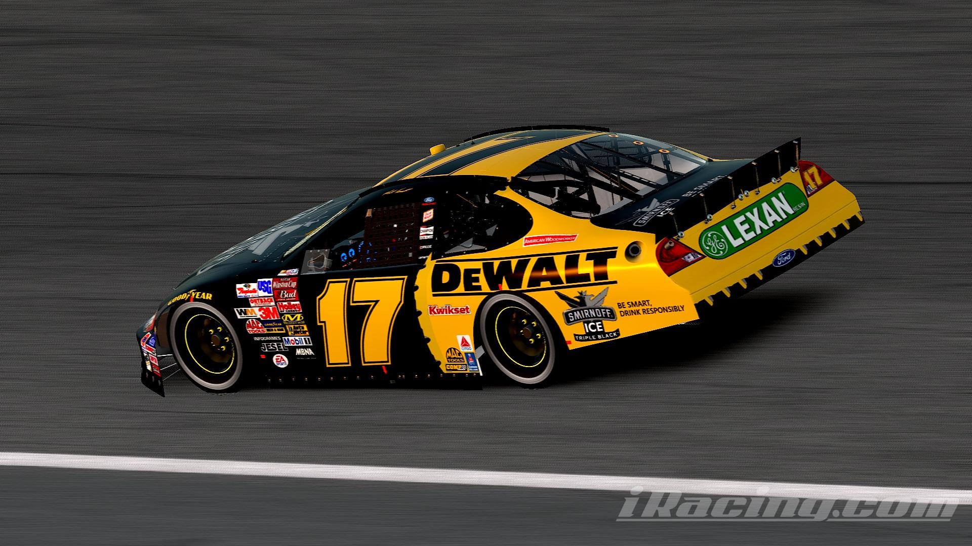#17 Matt Kenseth 2003 Smirnoff/Dewalt Ford Taurus Sim Stamped Number by ...