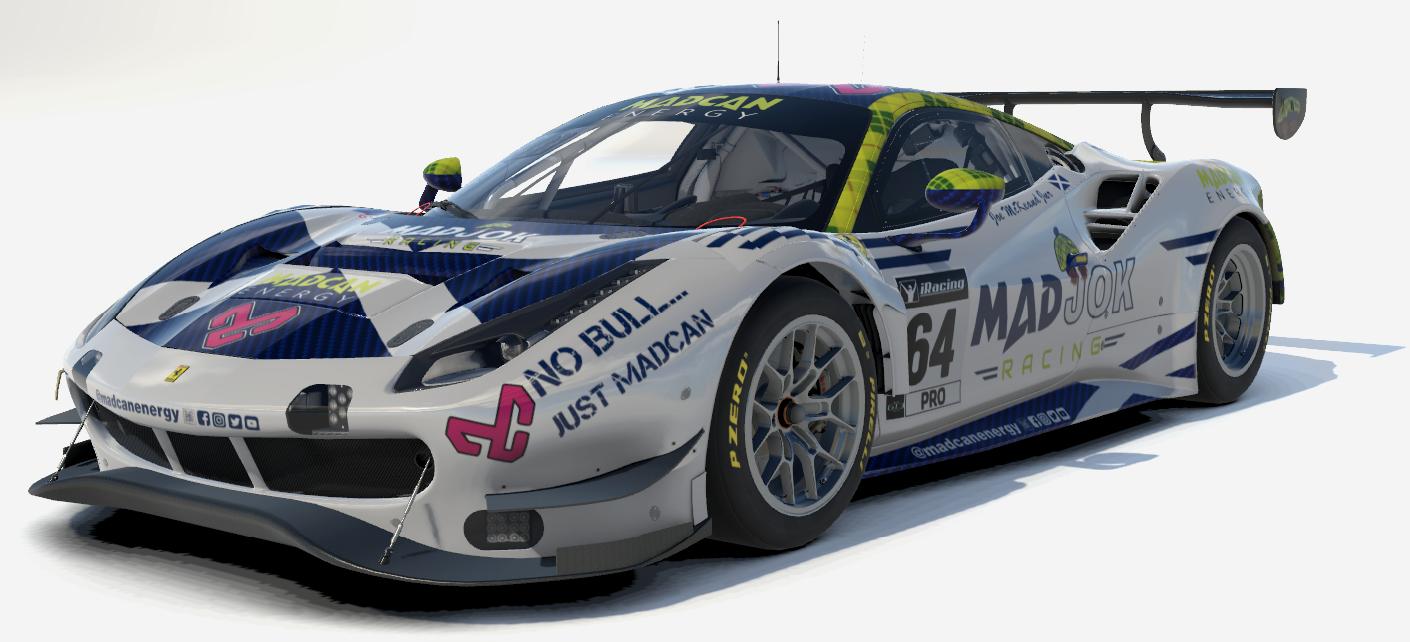 Joe McKeand Jnr - Ferrari 488 GT3 Evo 2020 - MAD JOK Racing / MADCAN ...