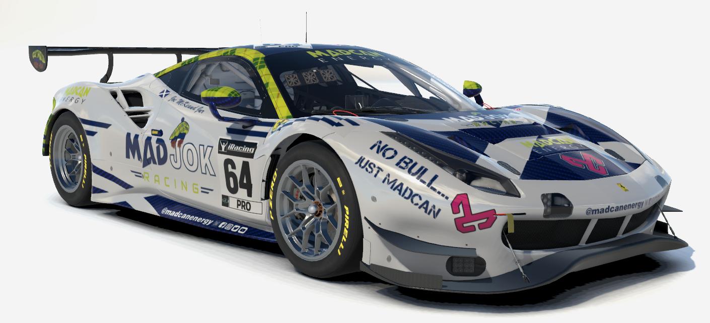 Joe McKeand Jnr - Ferrari 488 GT3 Evo 2020 - MAD JOK Racing / MADCAN ...