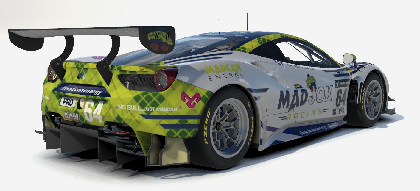 Joe McKeand Jnr - Ferrari 488 GT3 Evo 2020 - MAD JOK Racing / MADCAN ...