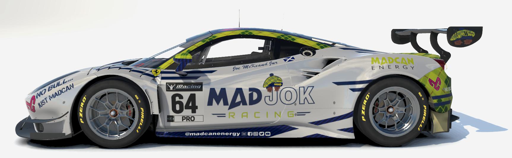 Joe McKeand Jnr - Ferrari 488 GT3 Evo 2020 - MAD JOK Racing / MADCAN ...