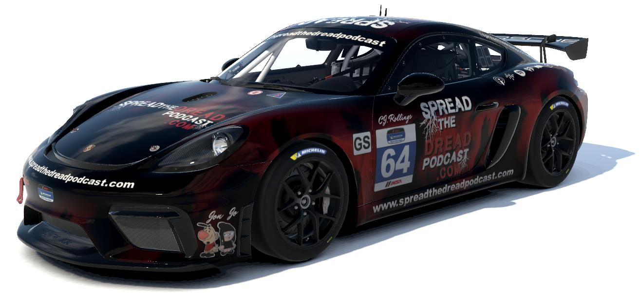 C.J.Rollings - Porsche 718 Cayman GT4 Clubsport - Spread The Dread ...